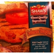 Shaw's Salmon Burger: Calories, Nutrition Analysis & More | Fooducate