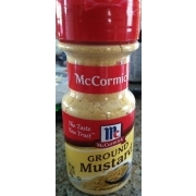 McCormick Ground Mustard: Calories, Nutrition Analysis & More | Fooducate