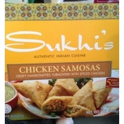 Sukhi's Chicken Samosas: Calories, Nutrition Analysis & More | Fooducate