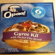 Opaa! Gyros Kit With Pocket Pita Bread: Calories, Nutrition Analysis ...