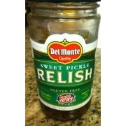 Del Monte Quality Sweet Pickle Relish: Calories, Nutrition Analysis ...