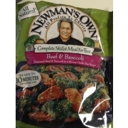Newman's Own Complete Skillet Meal for Two Beef & Broccoli: Calories ...