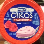 User added: Oikos raspberry Greek yogurt: Calories, Nutrition Analysis ...