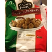 Cooked Perfect Homestyle Meatballs: Calories, Nutrition Analysis & More ...