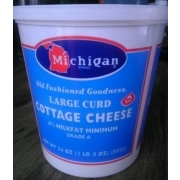 Michigan large Curd Cottage Cheese: Calories, Nutrition Analysis & More ...