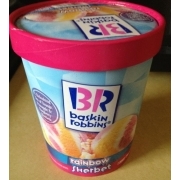 Baskin Robbins Rainbow Sherbet: Calories, Nutrition Analysis & More ...