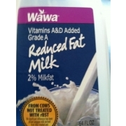 Wawa 2% Milkfat Reduced Fat Milk: Calories, Nutrition Analysis & More ...