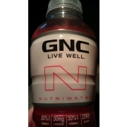 GNC Live Well Nutriwater: Calories, Nutrition Analysis & More | Fooducate