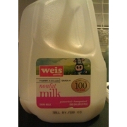 Weis Nonfat Skim Milk: Calories, Nutrition Analysis & More | Fooducate