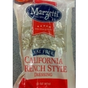 Marzetti California French Style Dressing Fat Free: Calories, Nutrition ...