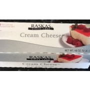 Raskas Cream Cheese: Calories, Nutrition Analysis & More | Fooducate