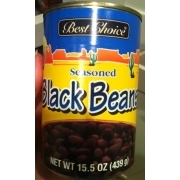 Best Choice Seasoned Black Beans: Calories, Nutrition Analysis & More ...