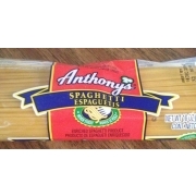 Anthony's Spaghetti Pasta: Calories, Nutrition Analysis & More | Fooducate