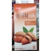 Weis Quality All Natural Almondmilk: Calories, Nutrition Analysis ...