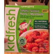 Kidfresh Totally Twisted Pasta + Meatballs: Calories, Nutrition ...