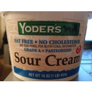 Yoder's Sour Cream: Calories, Nutrition Analysis & More | Fooducate