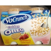YoCrunch Golden Oreo Strawberry Lowfat Yogurt Cookie Pieces: Calories ...