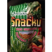 Regent Snacku Rice Crackers, Vegetable Flavored: Calories, Nutrition ...