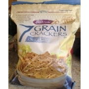 Crunchmaster 7 Grain Crackers, Sea Salt: Calories, Nutrition Analysis ...