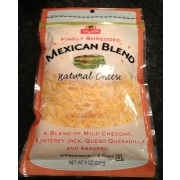 ShopRite Finely Shredded Natural Cheese: Calories, Nutrition Analysis ...
