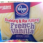 Kroger Pudding & Pie Filling, Instant, French Vanilla: Calories ...