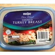Meijer Thin Sliced Smoked Turkey Breast: Calories, Nutrition Analysis ...