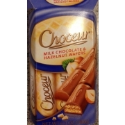 Choceur Milk Chocolate & Hazelnut Wafers: Calories, Nutrition Analysis ...