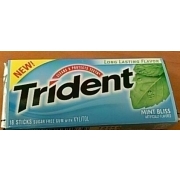 Trident Mint Bliss: Calories, Nutrition Analysis & More | Fooducate