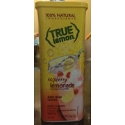 True Lemon Raspberry Lemonade Drink Mix: Calories, Nutrition Analysis ...