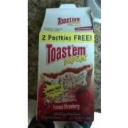 Toast'em Frosted Strawberry Pastries: Calories, Nutrition Analysis ...