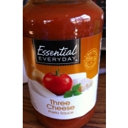 Essential Everyday Three Cheese Pasta Sauce: Calories, Nutrition ...
