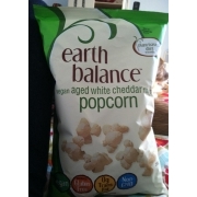 Earth Balance Vegan Aged White Cheddar Flavor Popcorn: Calories ...
