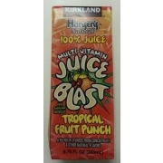 Kirkland Signature Hansen's Tropical Fruit Punch Juice: Calories ...