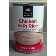 Clover Valley Chicken With Rice Condensed Soup: Calories, Nutrition ...