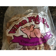When Pigs Fly Bakery Cinnamon Raisin Bread: Calories, Nutrition ...
