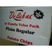De-lish-us Potato Chips, Plain Regular: Calories, Nutrition Analysis ...