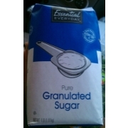 Essential Everyday Pure Granulated Sugar: Calories, Nutrition Analysis ...