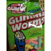 Original Gummi Factory Gummi Worms, , Fat Free, Sour: Calories ...