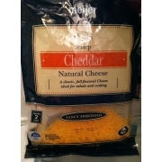 Meijer Sharp Cheddar Cheese: Calories, Nutrition Analysis & More ...