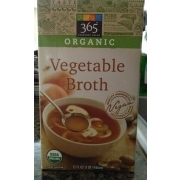 365 Everyday Value Organic Vegetable Broth: Calories, Nutrition ...