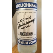 Stolichnaya Vodka, 100 Proof, Premium: Calories, Nutrition Analysis ...