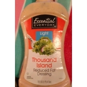 Essential Everyday Light Thousand Island Reduced Fat Dressing: Calories ...