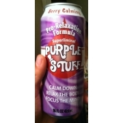 Purple Stuff Pro-Relaxation Formula, Berry Calming Soda: Calories ...