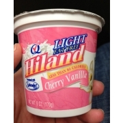 Hiland Yogurt, Non-fat, Cherry Vanilla: Calories, Nutrition Analysis ...