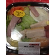 Giant Chef Salad With Buttermilk Ranch Dressing: Calories, Nutrition ...
