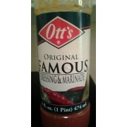 Ott's Original Famous Dressing & Marinade: Calories, Nutrition Analysis ...