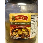 Gran Sazon Chiles Jalapenos En Rebanadas, Sliced Jalapeno Peppers ...