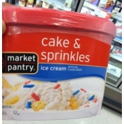 Market Pantry Cake & Sprinkles Ice cream: Calories, Nutrition Analysis ...