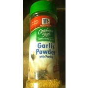 McCormick California Style, Garlic Powder, with Parsley: Calories ...