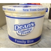 Dean's Ice Cream, New York Golden Vanilla: Calories, Nutrition Analysis ...